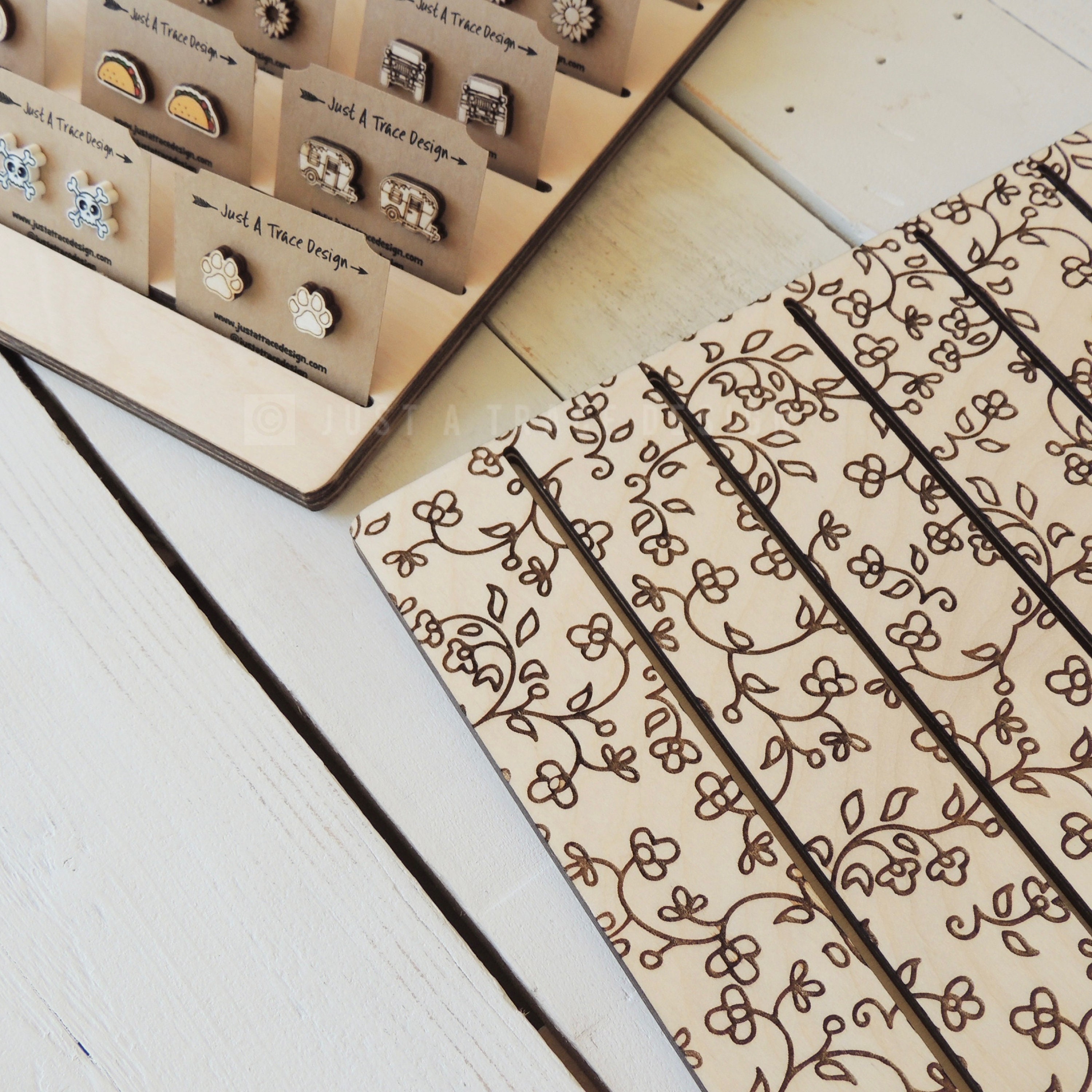 Earring Card Display Stand 10 X 8 Flat Rack - Etsy