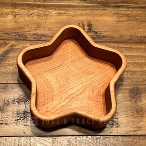 Wooden Star Candy Dish, Kitchen Decor, Catchall Tray, Valet Tray ...