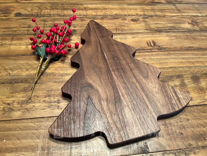 14 Christmas Tree Wood Cutting Board Cheese Board - Etsy