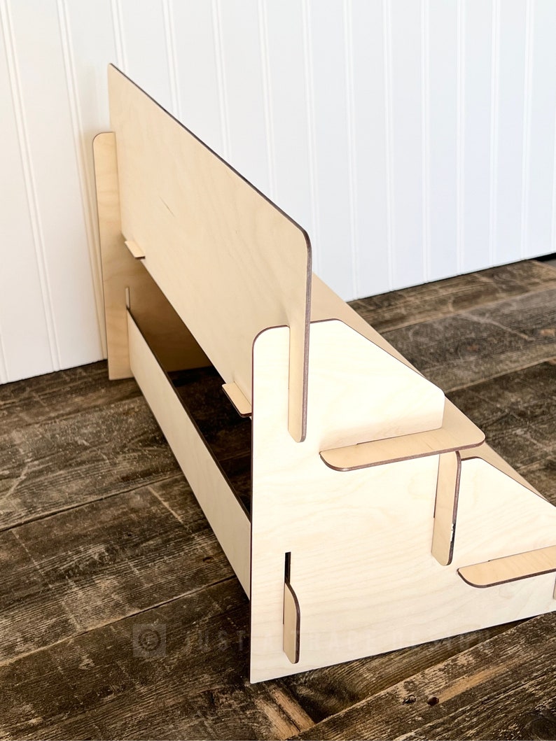 2 Tiered Shelf Collapsible Display 18 X 11 X 9 Display - Etsy