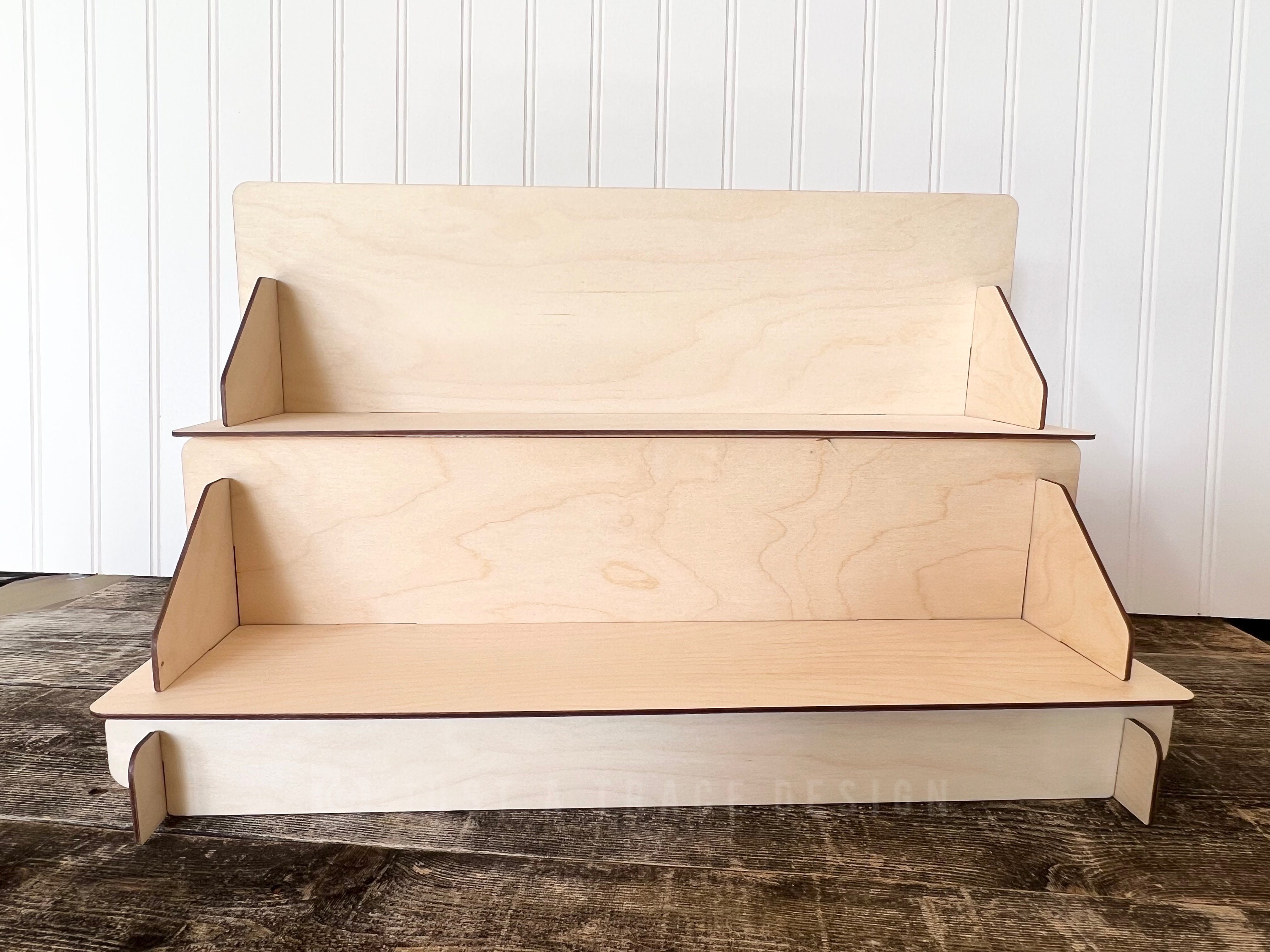 2 Tiered Shelf Collapsible Display 18 X 11 X 9 Display - Etsy