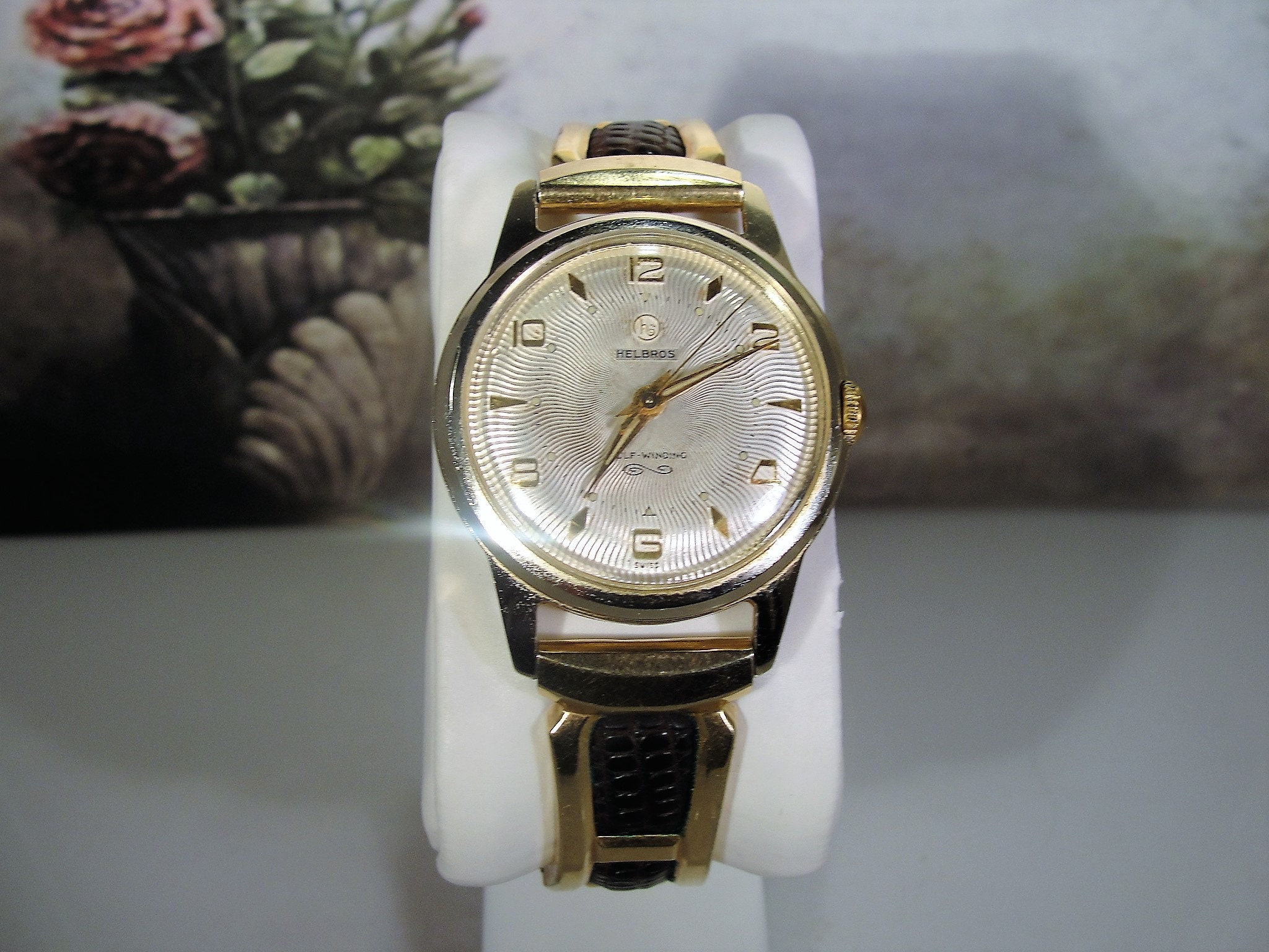 HELBROS Mens Watch, Mens Wrist Watch, Automatic Wrist Watch, Self ...