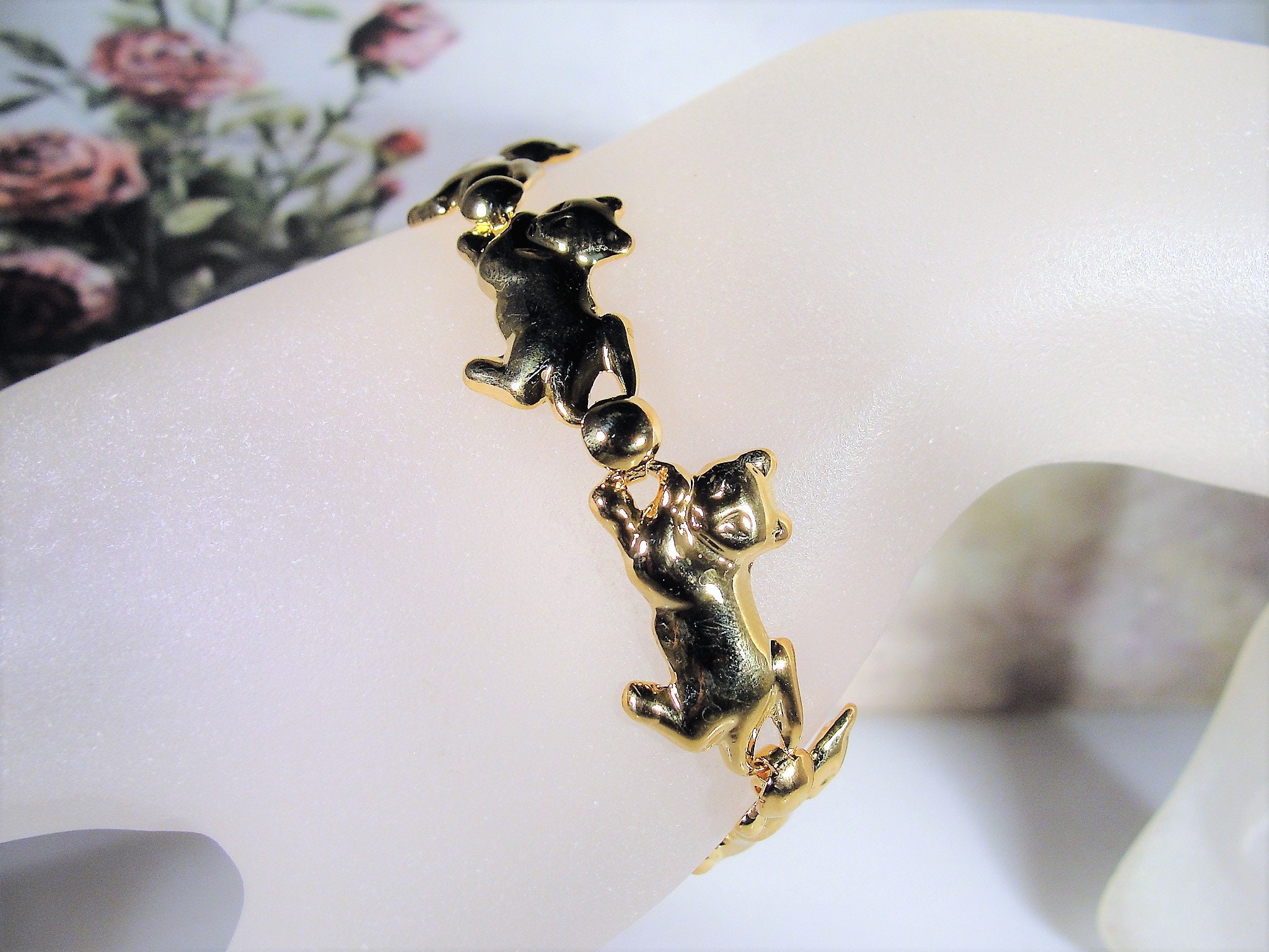 AVON Cats On Parade Jewelry Set, Cats Bracelet, Cats Necklace, Cats ...