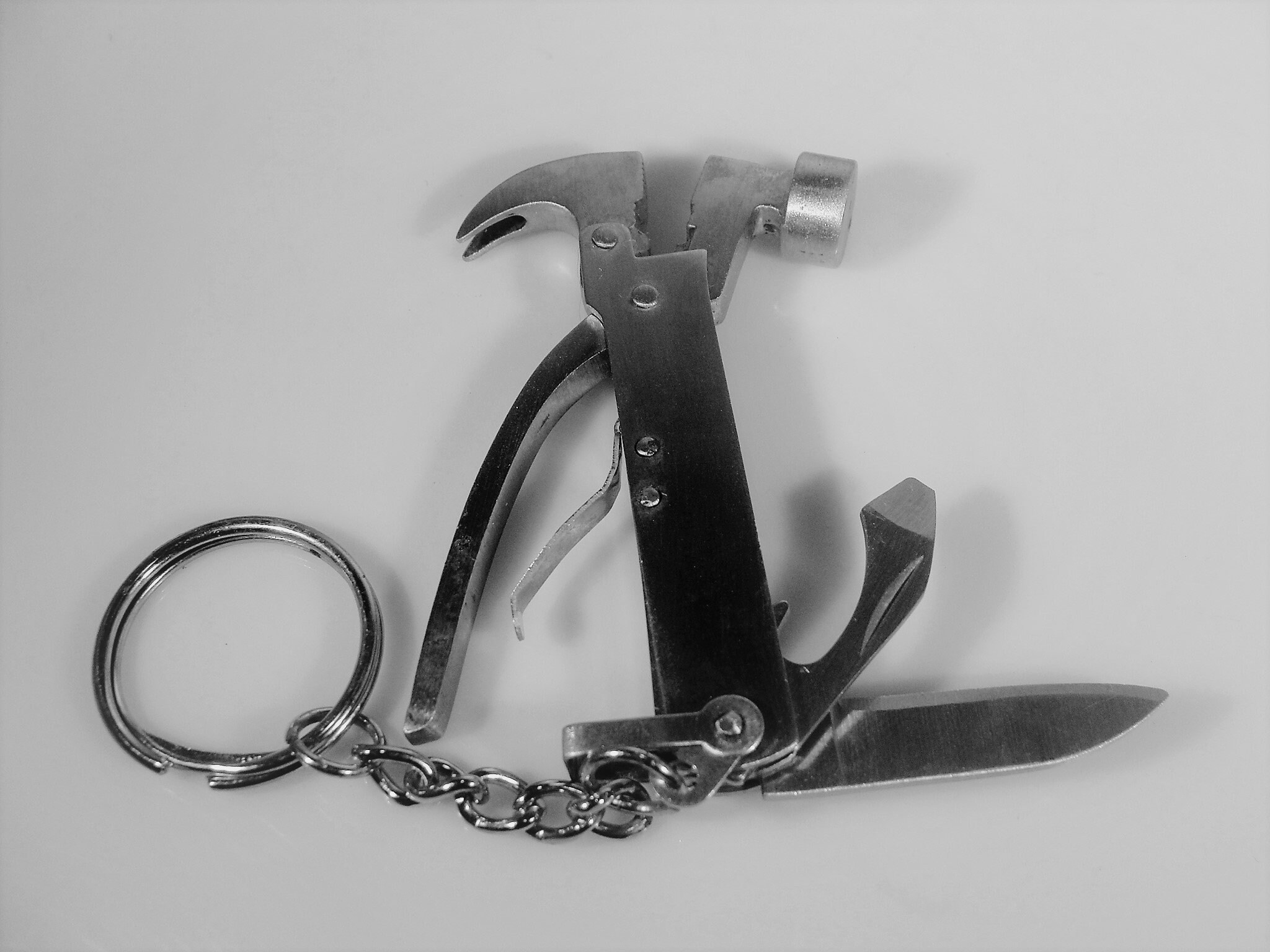 Multi Tool Key Ring Metal 5 Piece Tool Key Ring Key Chain Vintage Multi Tool Key Ring Metal 5 Piece Tool Key Ring Key Chain Vintage