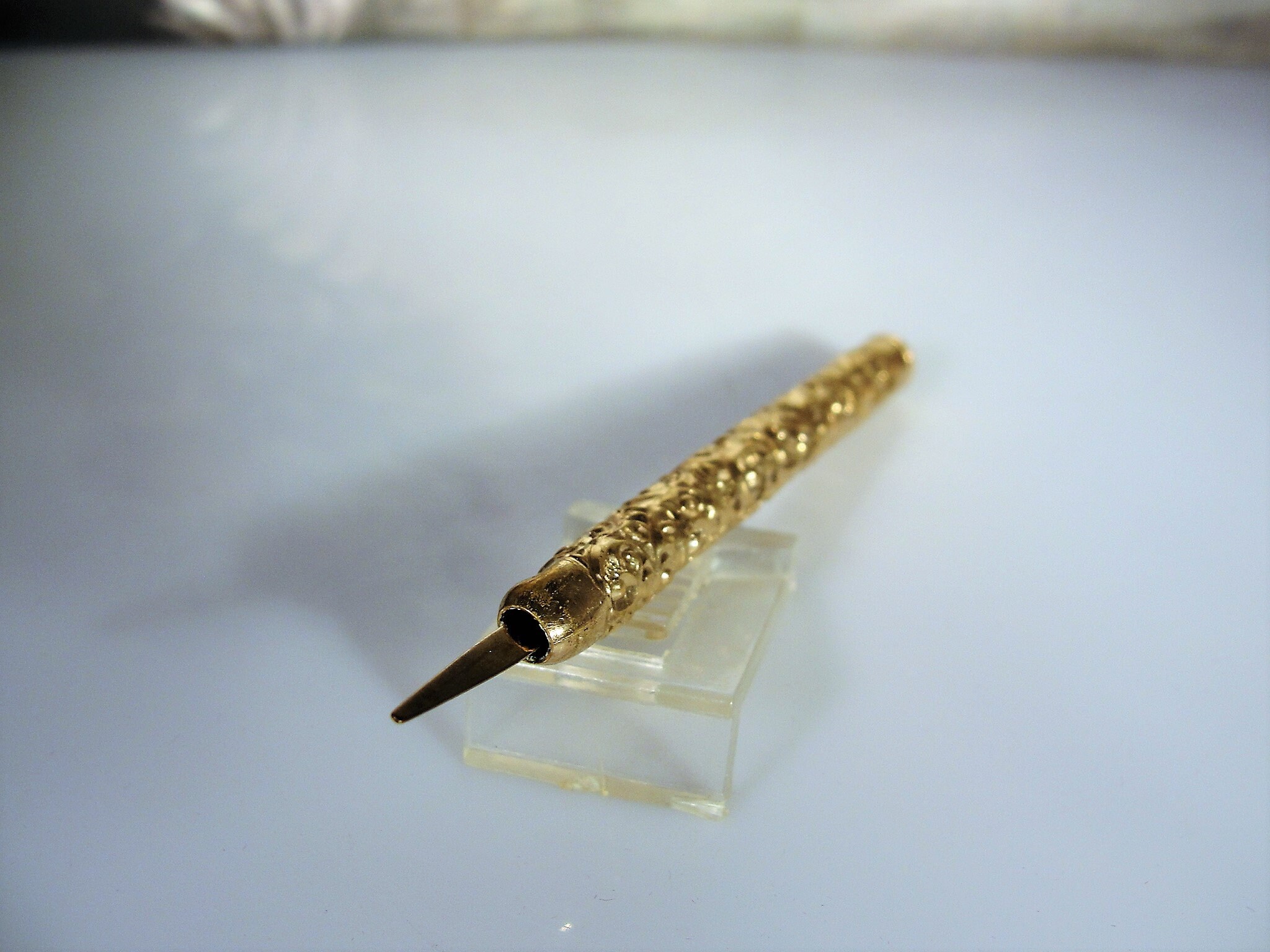 Antique Victorian 10K Gold Filled Propelling Toothpick, Ornate Design ...