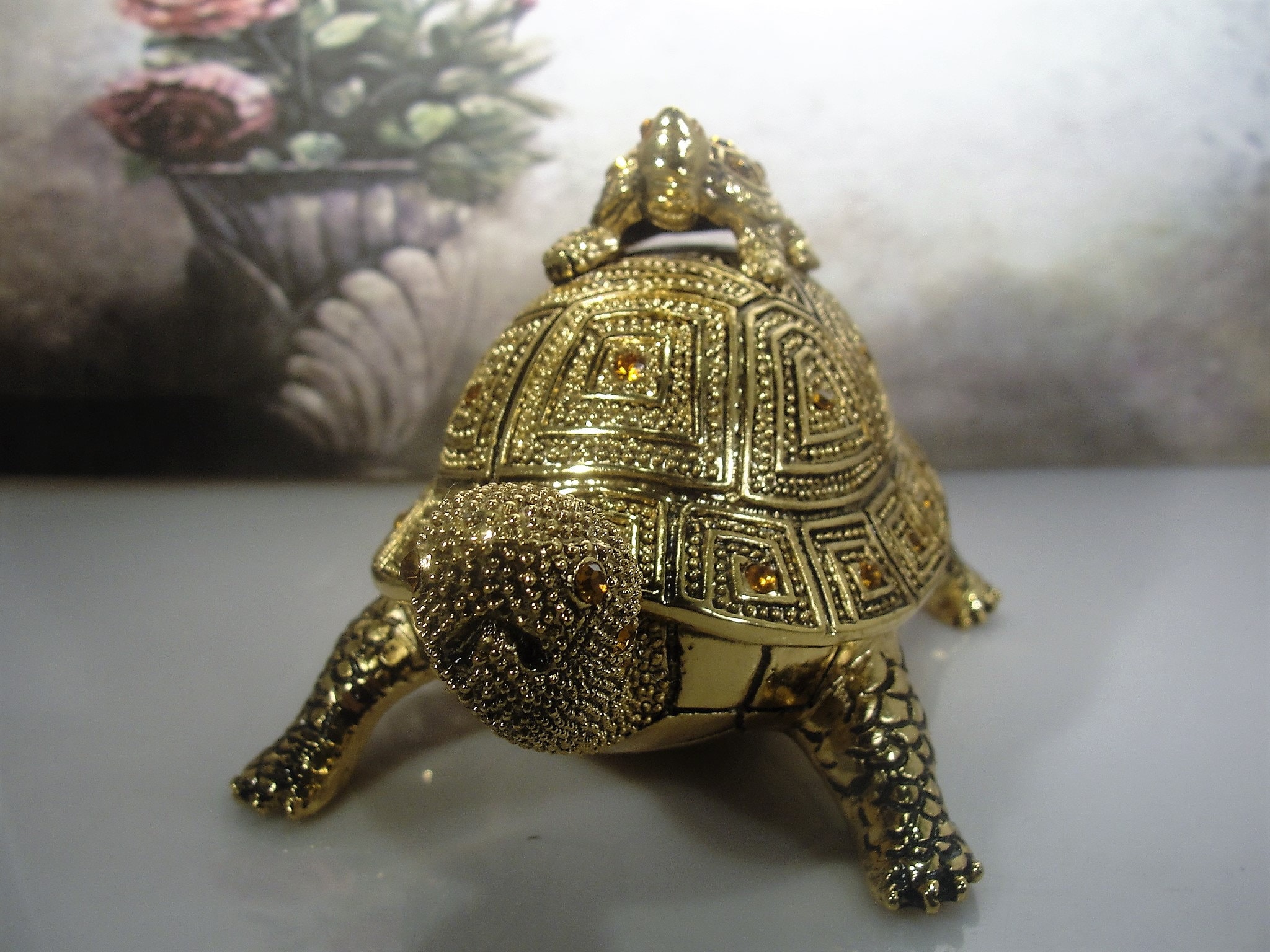 BOMBAY COMPANY, Brass Turtle Desk Set, Turtle Desk Set,3 Piece Desk Set ...