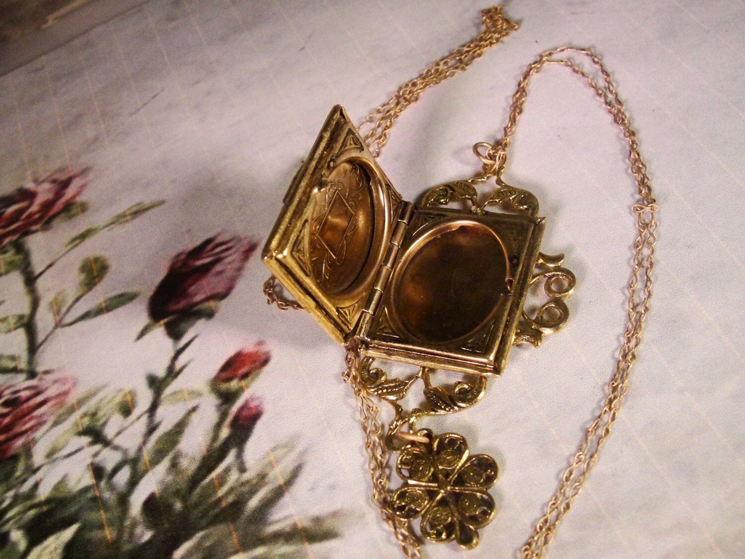 1920s, Picture Locket, Art Deco Locket, Art Nouveau Locket, Picture ...