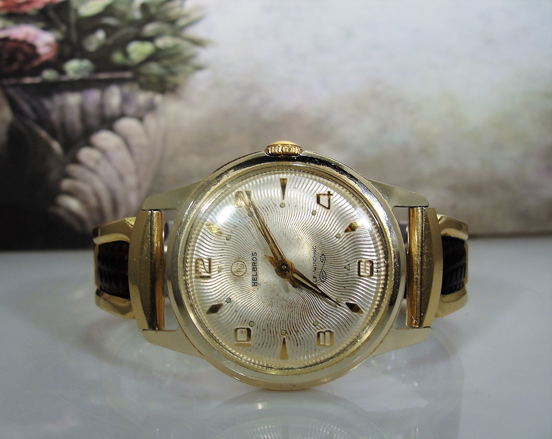 HELBROS Mens Watch, Mens Wrist Watch, Automatic Wrist Watch, Self ...