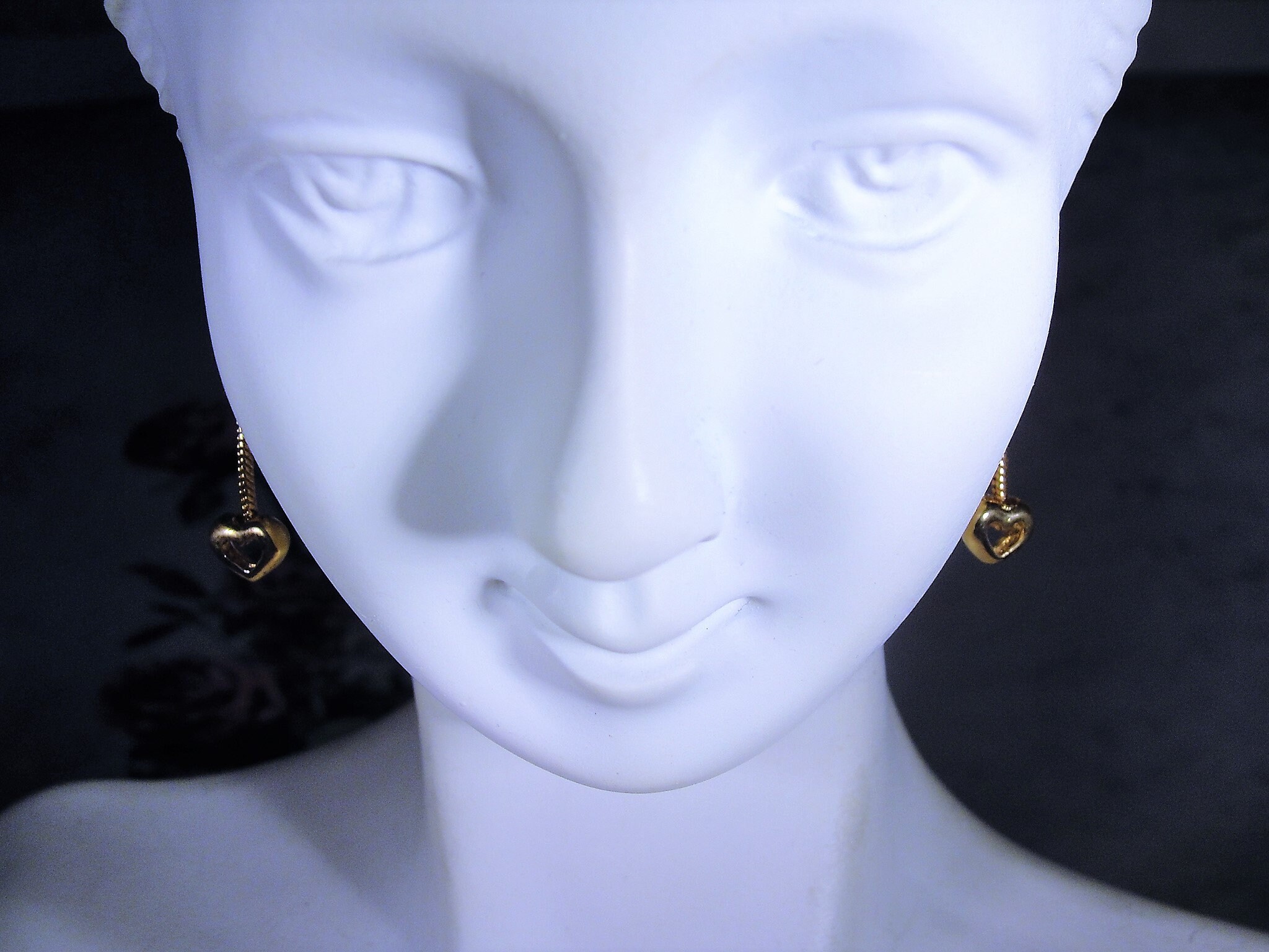 Petite Dangle Heart Earrings… So Cute! Hypoallergenic Pierced Earrings ...