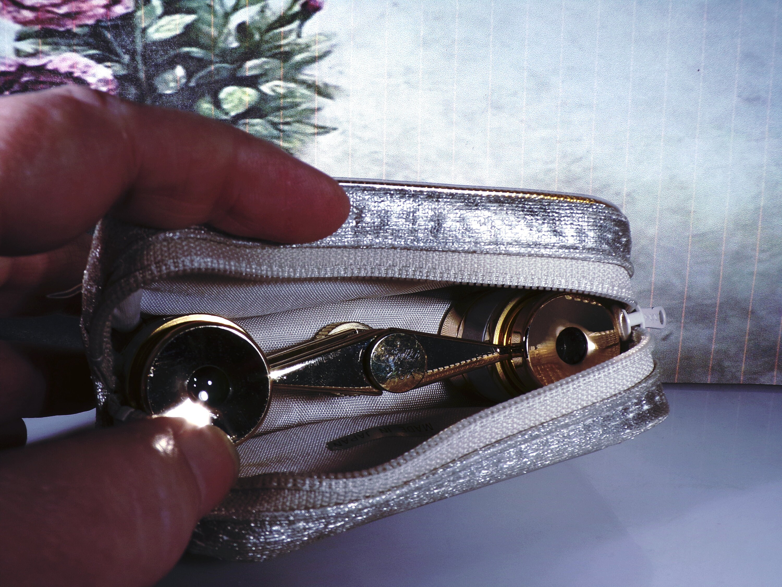 SELSI Opera Glasses, Mini Mother of Pearl Opera Glasses with Gold Tone ...