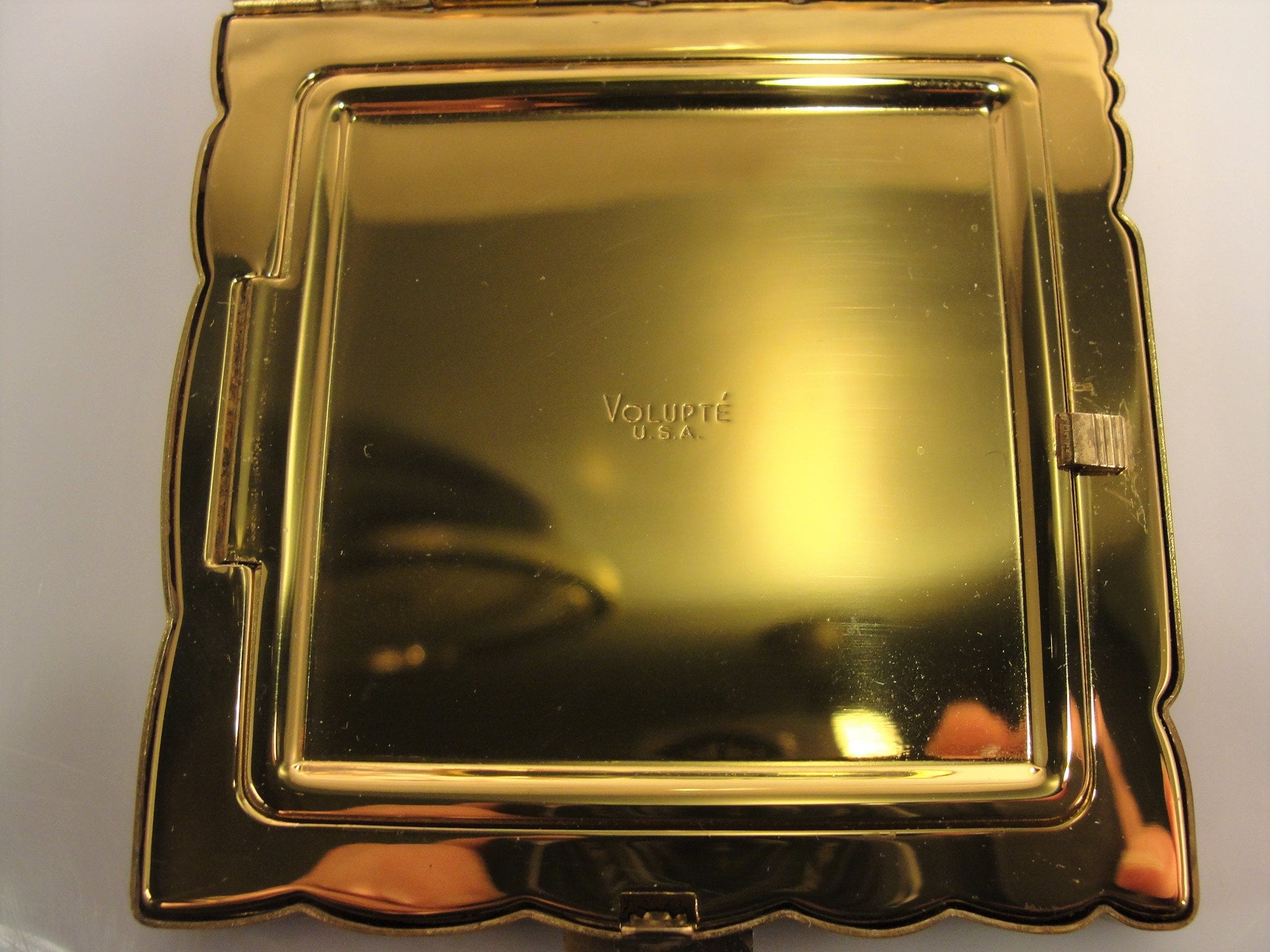 VOLUPTE: Powder Compact with Mirror and Powder Puff, Purse Compact ...