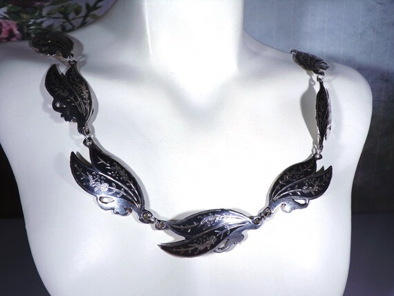 Jewelry Set - Siam Thai Mekala Sterling Silver Neckla… - Gem