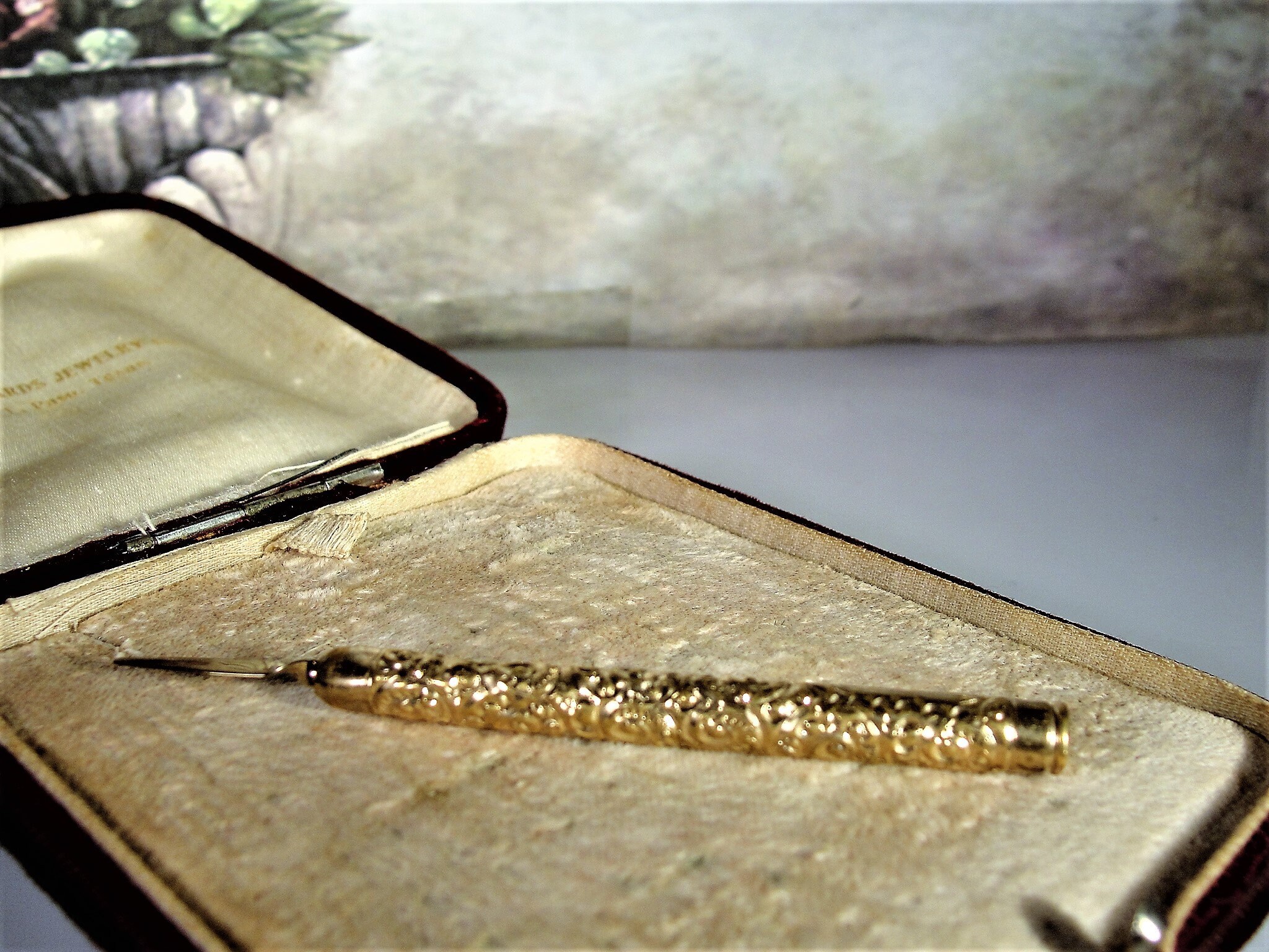 Antique Victorian 10K Gold Filled Propelling Toothpick, Ornate Design ...