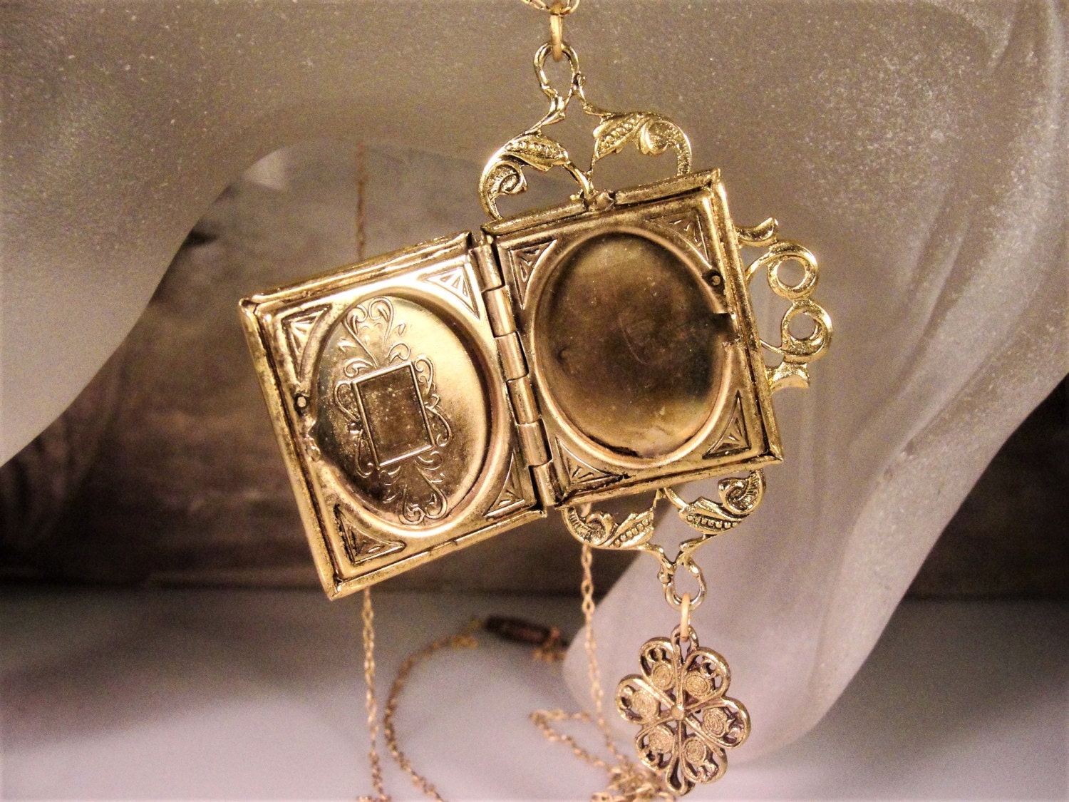 1920s, Picture Locket, Art Deco Locket, Art Nouveau Locket, Picture ...