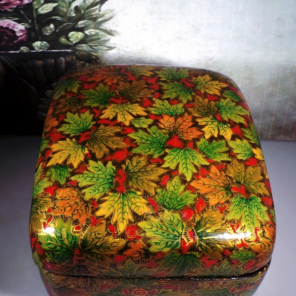 Kashmir Lacquer Box - Etsy