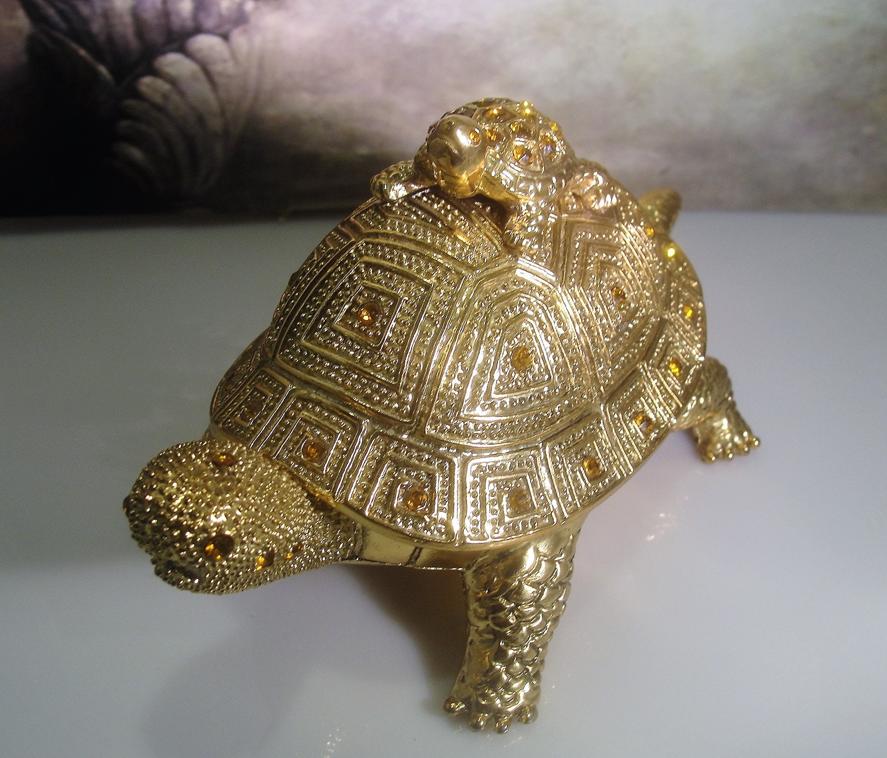 BOMBAY COMPANY, Brass Turtle Desk Set, Turtle Desk Set, 3 Piece Desk ...