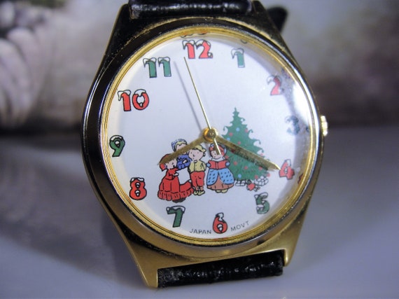 Christmas Wrist Watch Vintage Christmas Carol Quartz Watch - Etsy Ireland