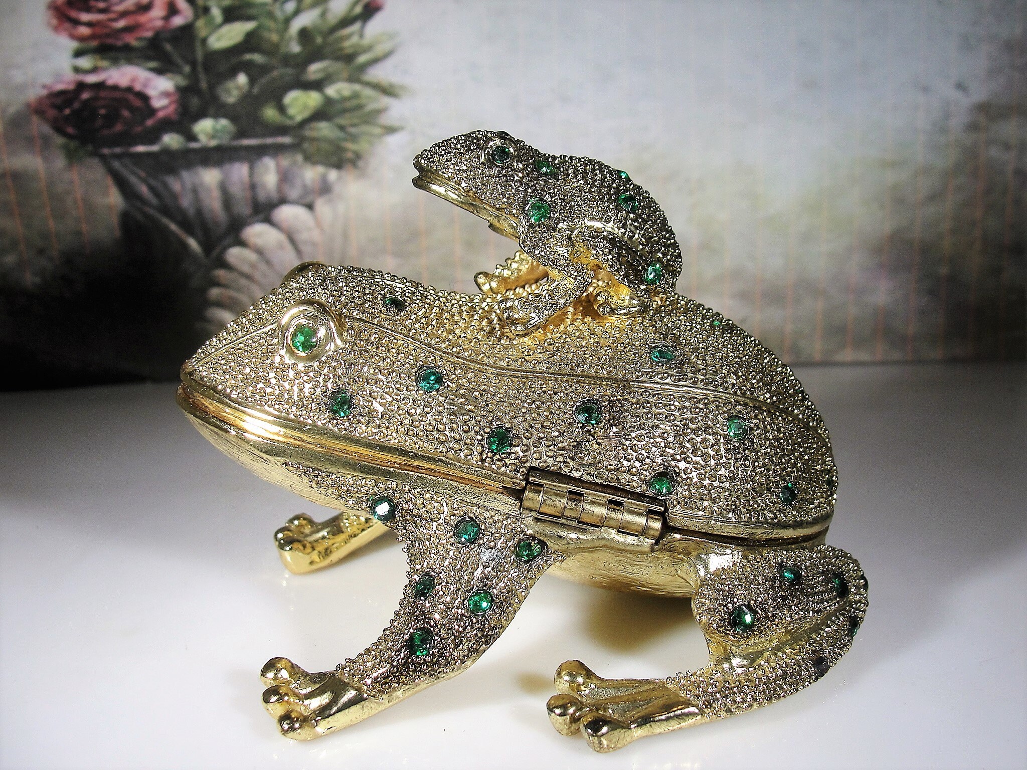 BOMBAY COMPANY, Brass Frog Desk Set, Frog Desk Set, 3 Piece Desk Set ...