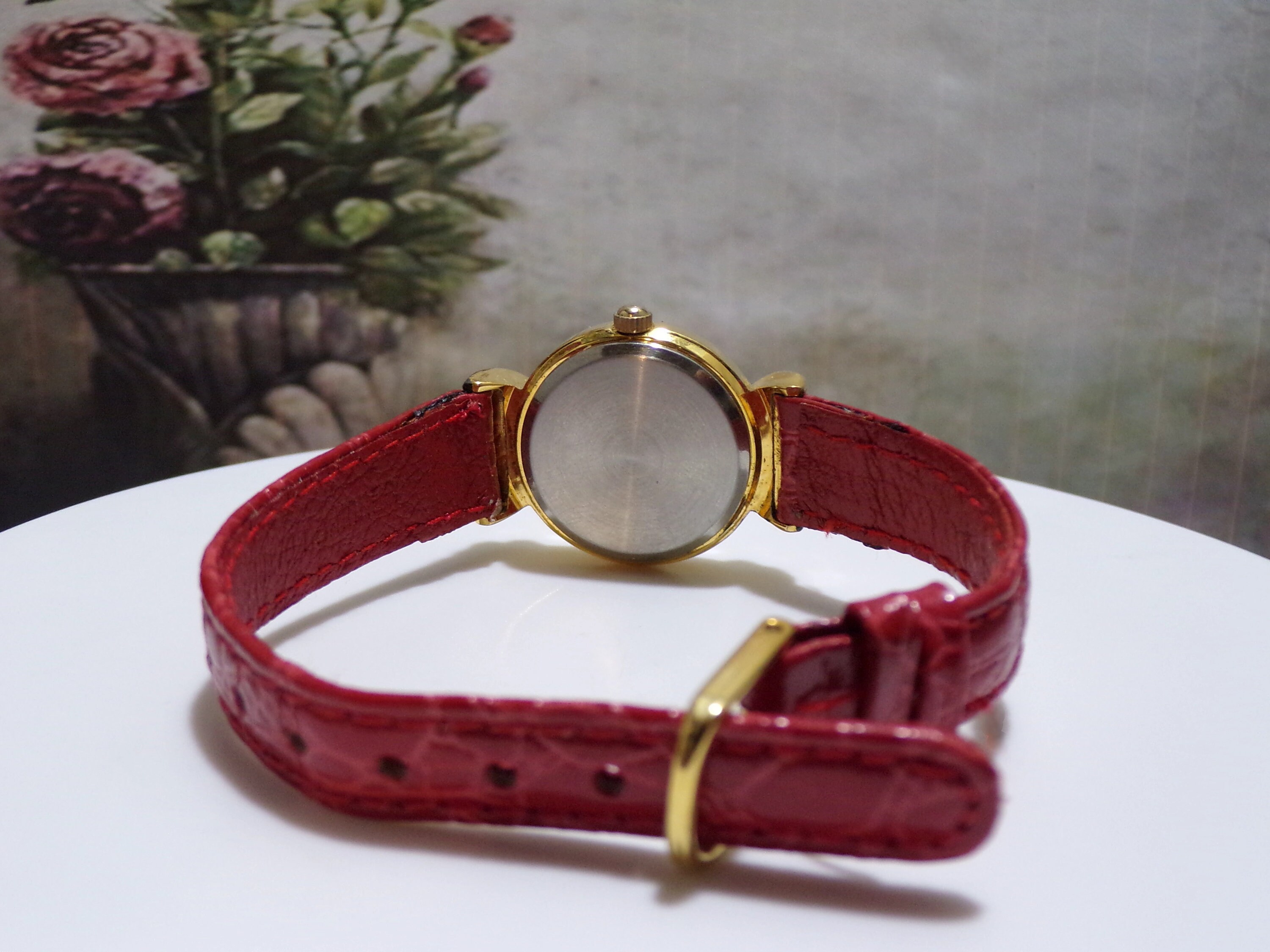 RUMOURS Women’s Wrist Watch, Quartz Watch, Red Rhinestones and Red ...