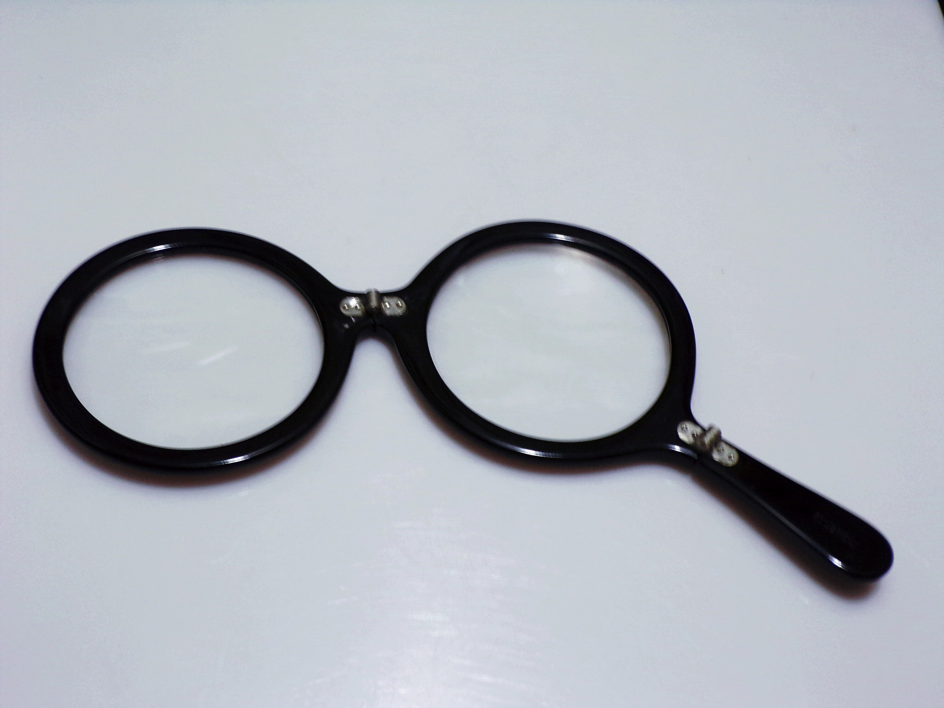 1960s Rhinestone Lorgnette Glasses w/ a Psychedelic Cloth Case ...