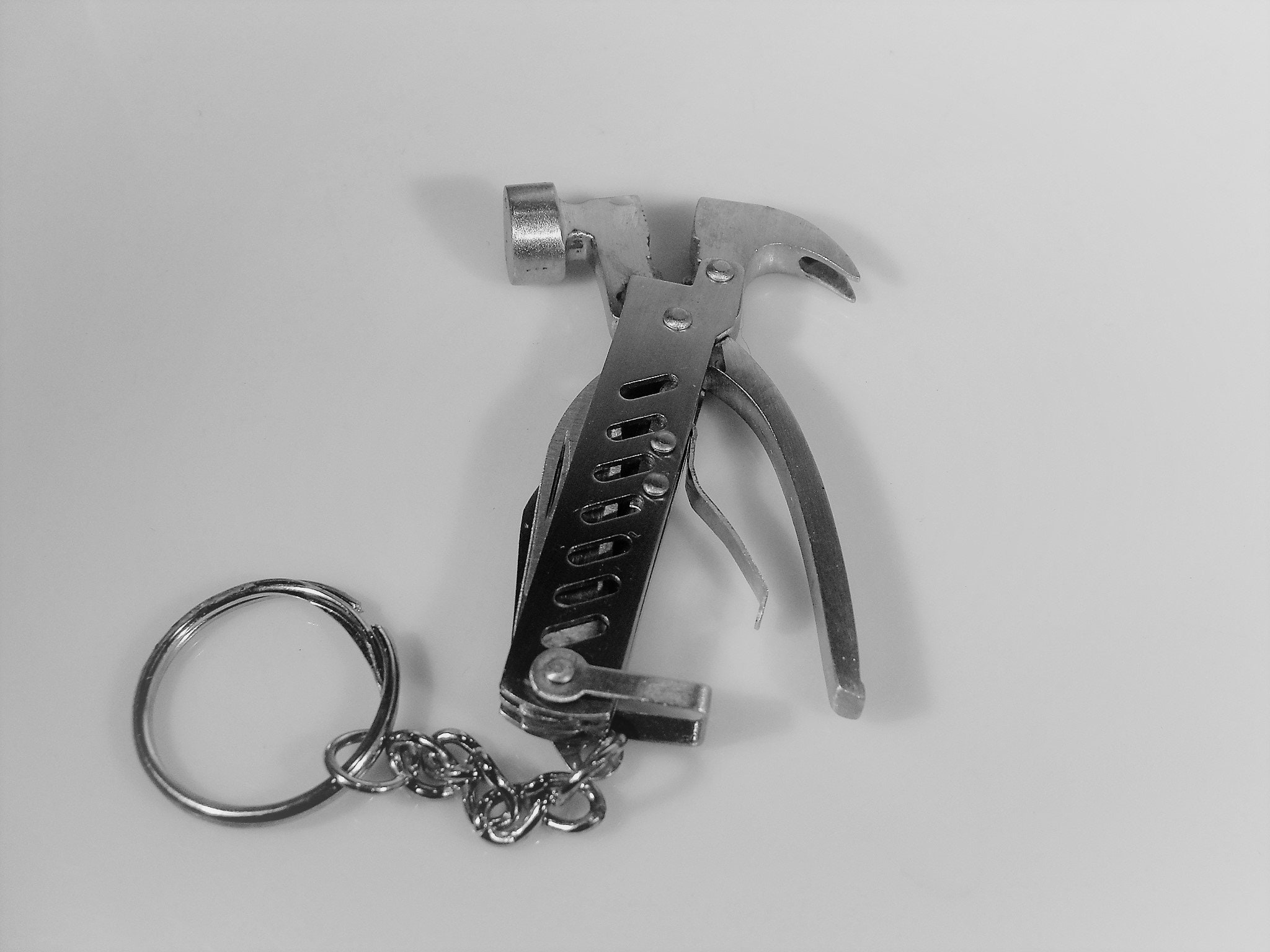 Multi Tool Key Ring Metal 5 Piece Tool Key Ring Key Chain Vintage Multi Tool Key Ring Metal 5 Piece Tool Key Ring Key Chain Vintage