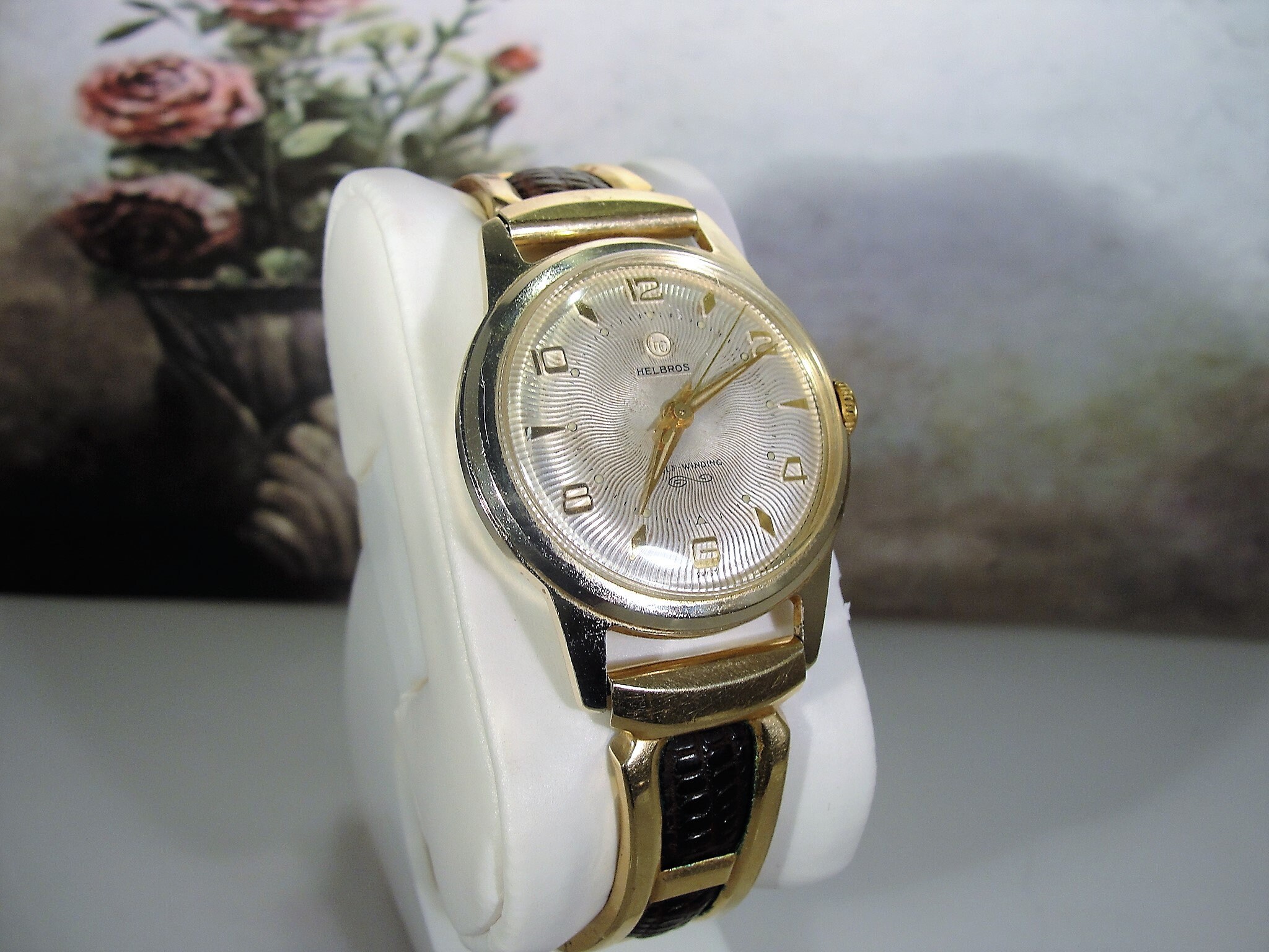 HELBROS Mens Watch, Mens Wrist Watch, Automatic Wrist Watch, Self ...