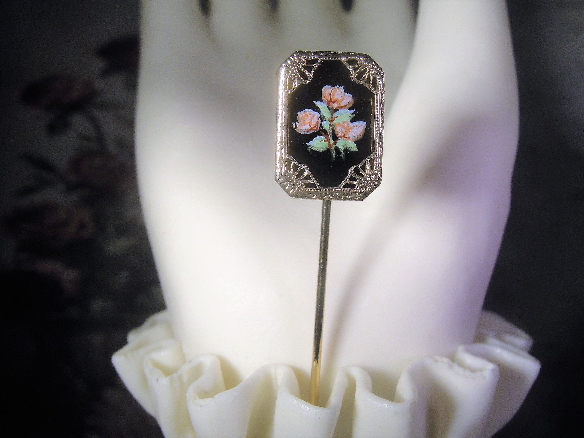 Lapel Pin, Lapel Flower Pin, Shirt Pin, Hat Pin, Scarf Pin, Blazer Pin ...