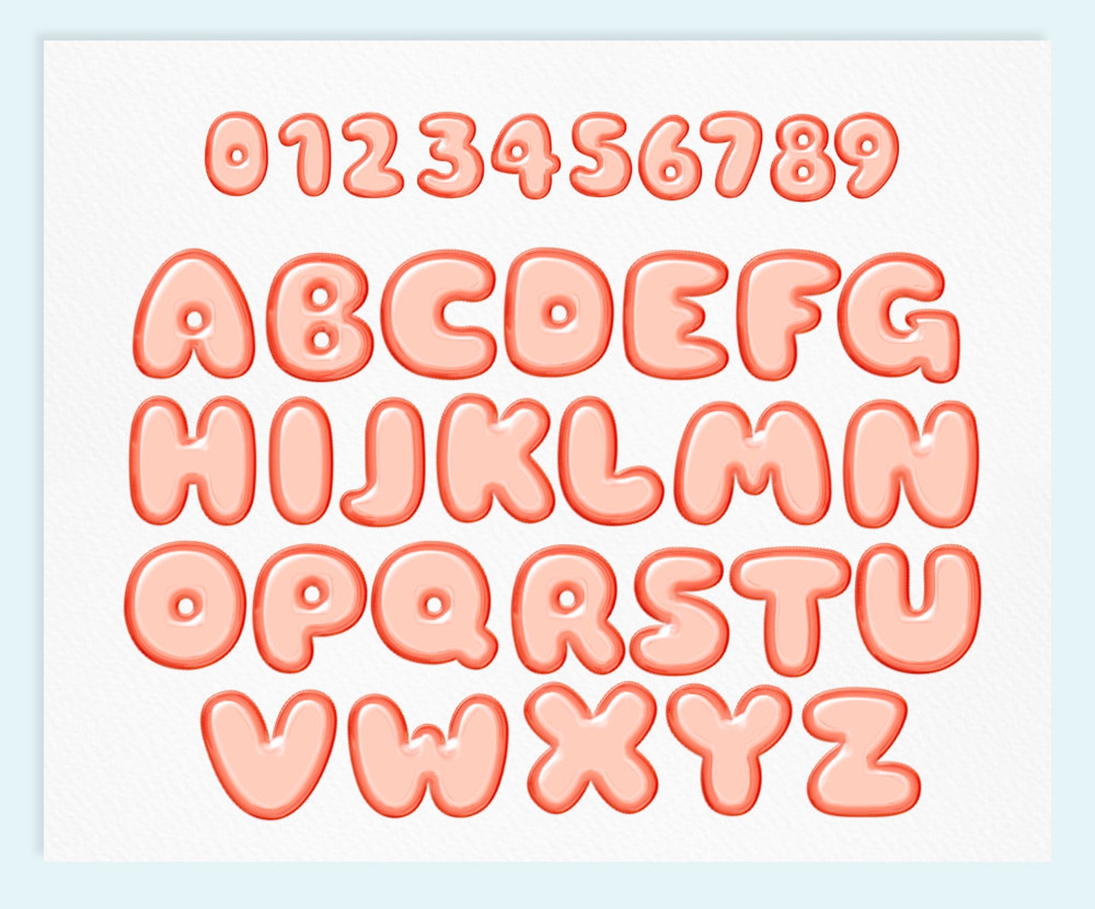 Abecedario Globos / Globos rojos Letras números / globo fuente digital ...