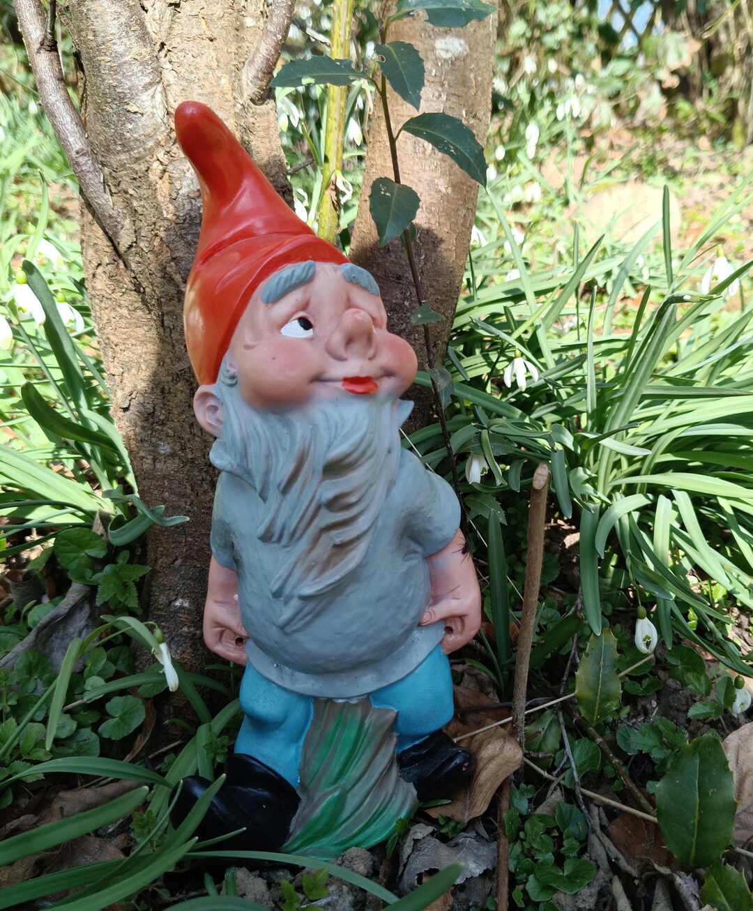 Old Garden Gnome, Heissner Gnome, True Vintage - Etsy