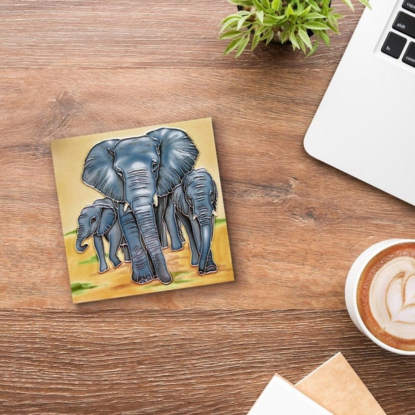 Elephant Tile - Etsy