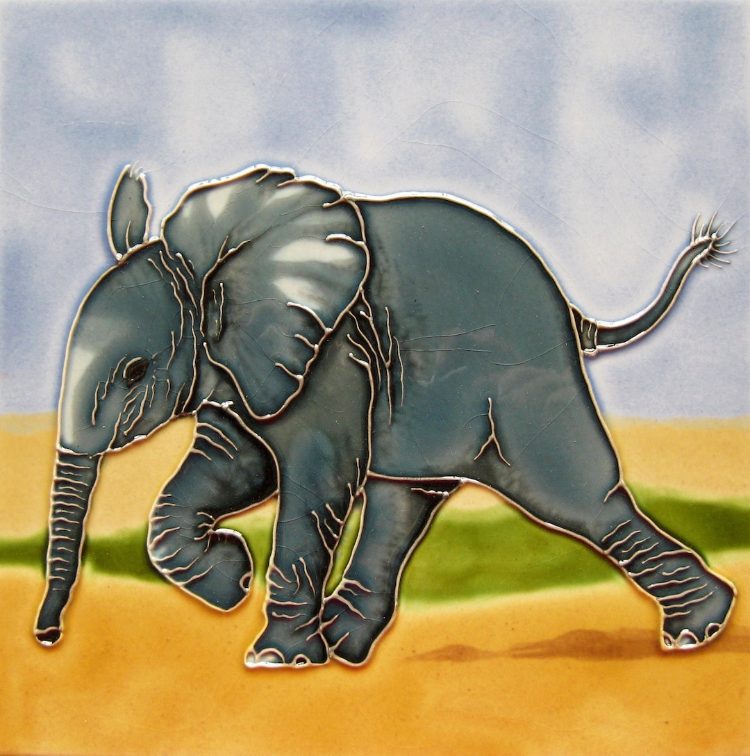 Elephant Tiles Assorted Sizes - Etsy