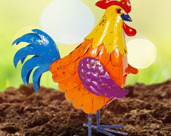 Rooster Colorful - Etsy
