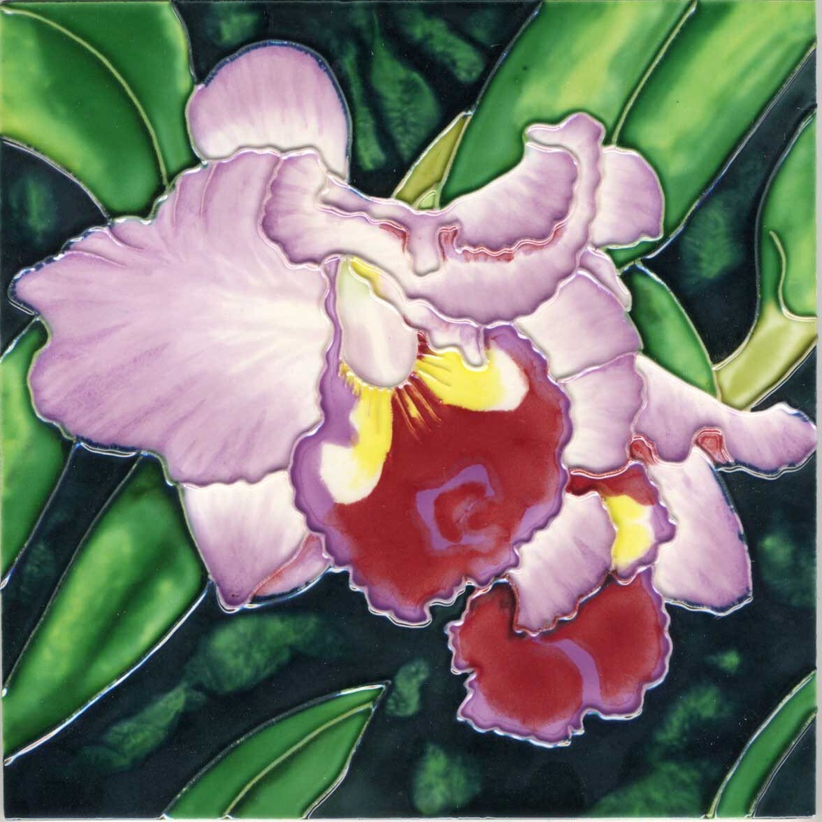 Hand Painted Decorative Flower Tiles | Etsy