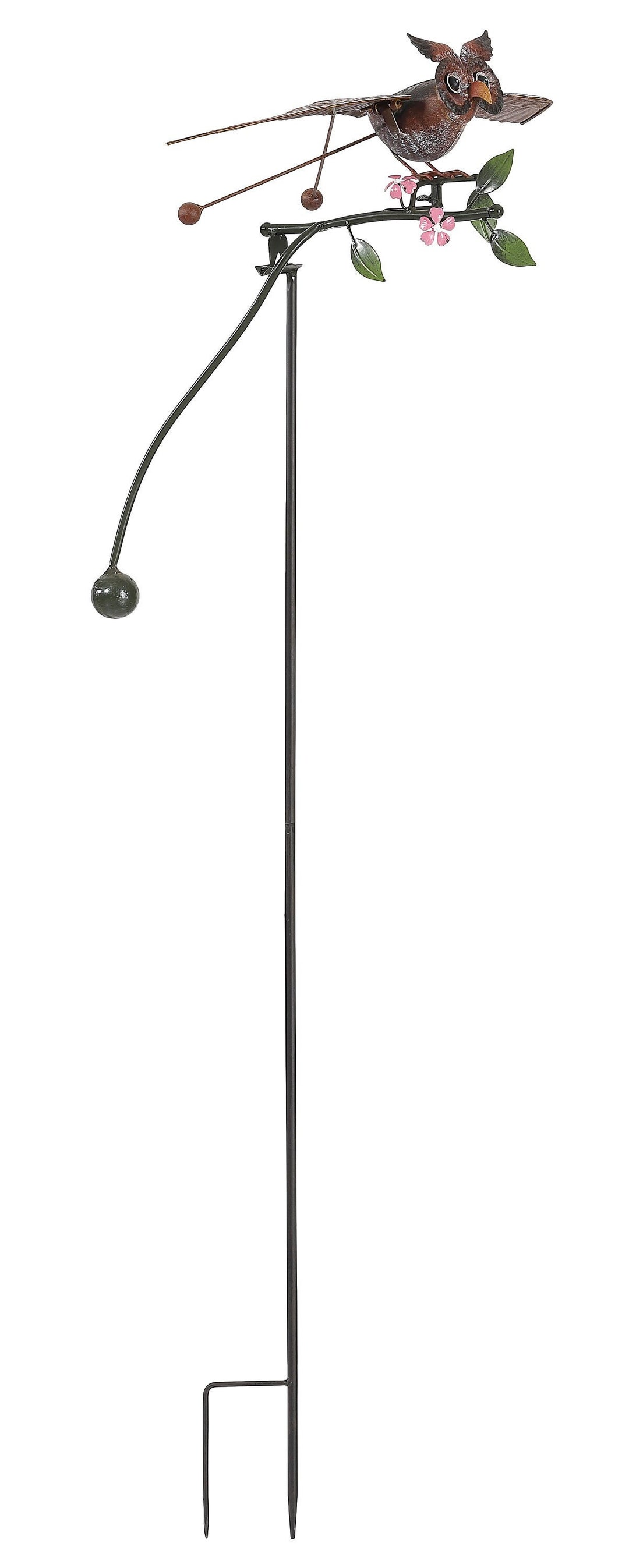 Rustic Owl and Bird Balancing Garden Stakes - Etsy