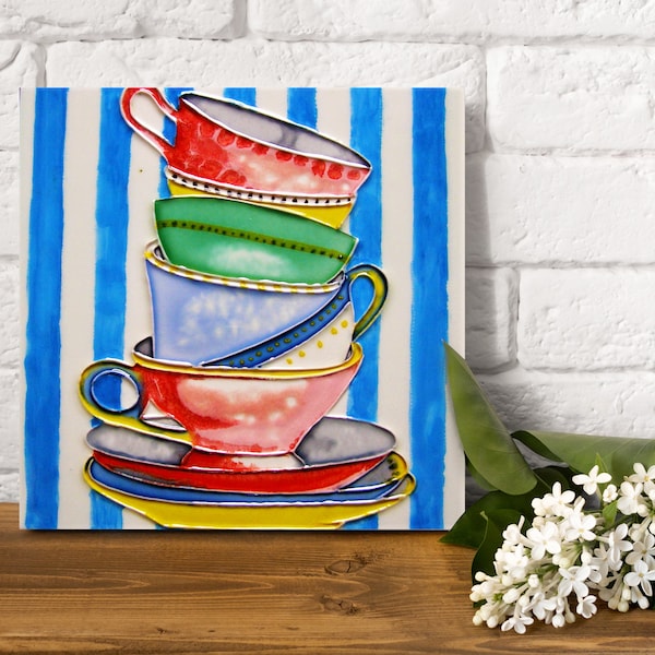 Tea Tile - Etsy