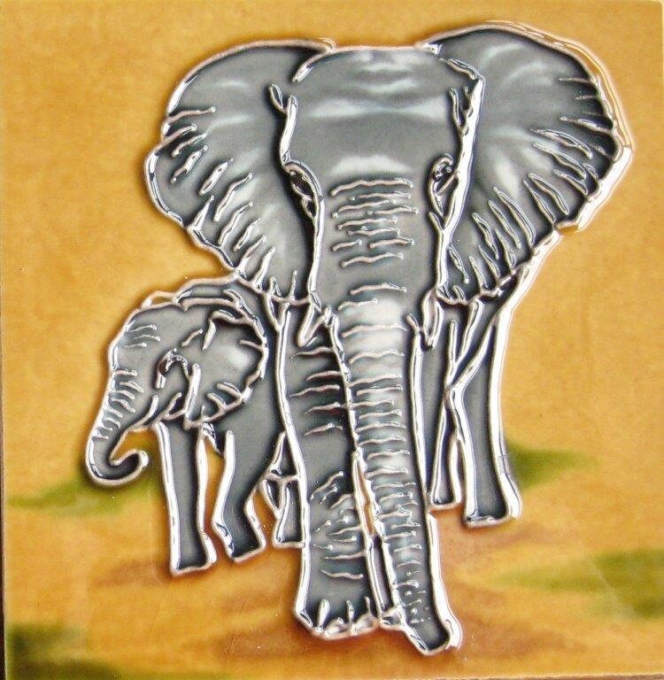 Elephant Tiles Assorted Sizes - Etsy