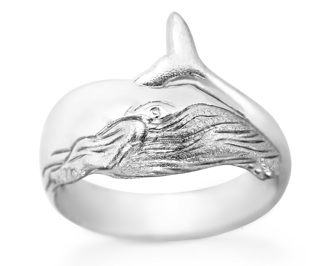 Humpback Whale Ring 028 Whale Ring Ocean Ring Animal - Etsy