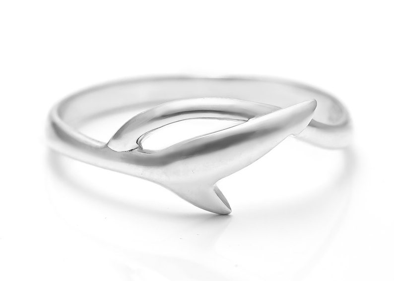 Anti-finning Shark Tail Ring 056 Shark Ring Shark Jewelry | Etsy