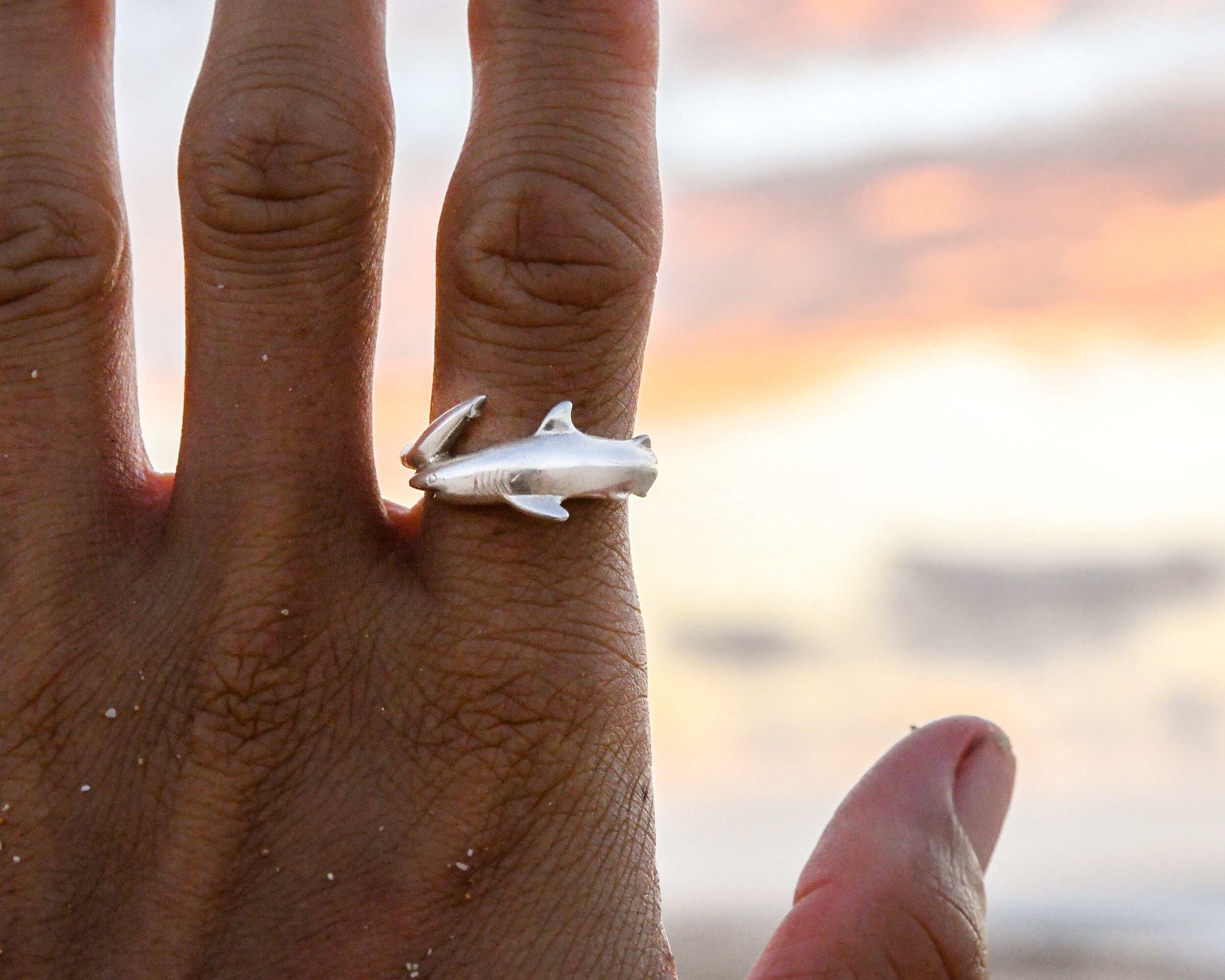 Reef Shark Ring 69 Black Tip Reef Shark Ring Reef Shark | Etsy