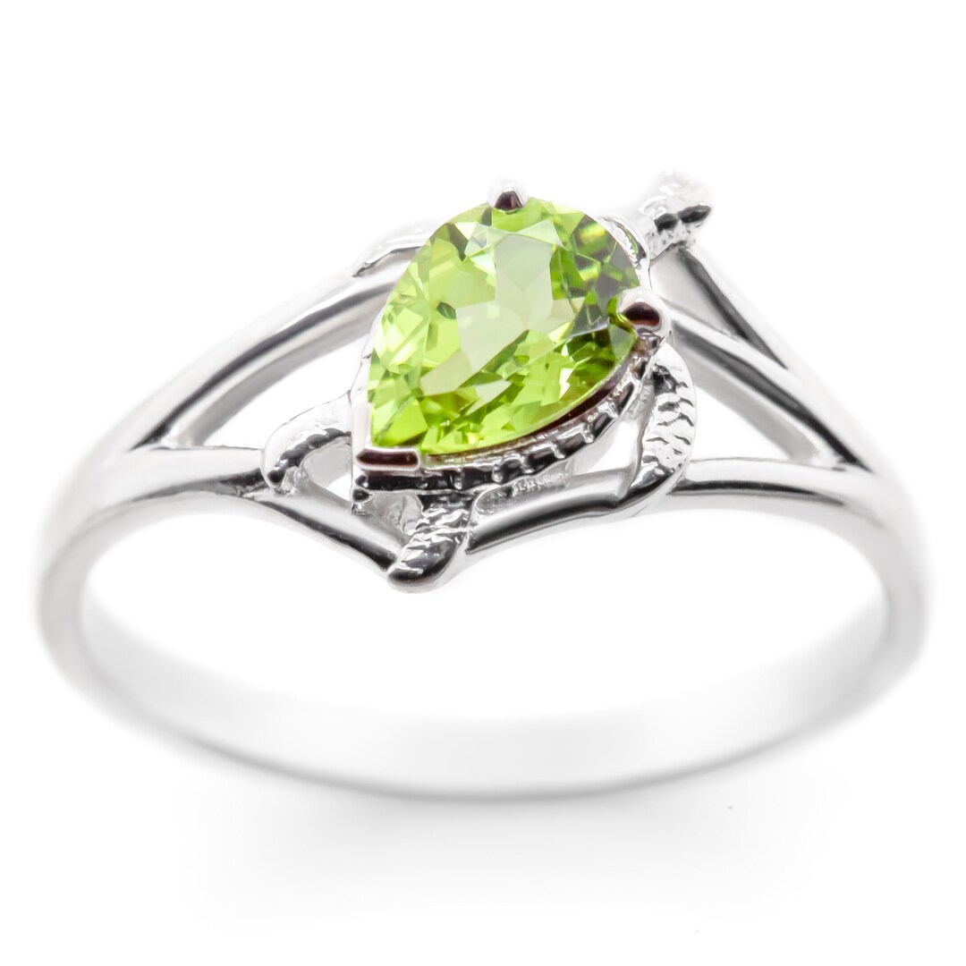Sea Turtle Gemstone Ring #083 - Turtle Ring, Sea Turtle Jewelry, Animal ...