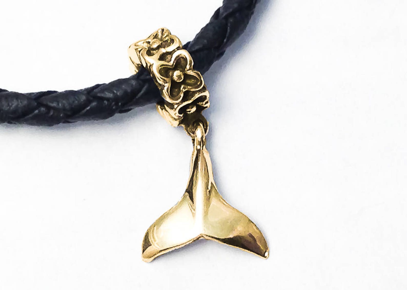 Whale Tail Charm 010 Fits Pandora and European Charm | Etsy