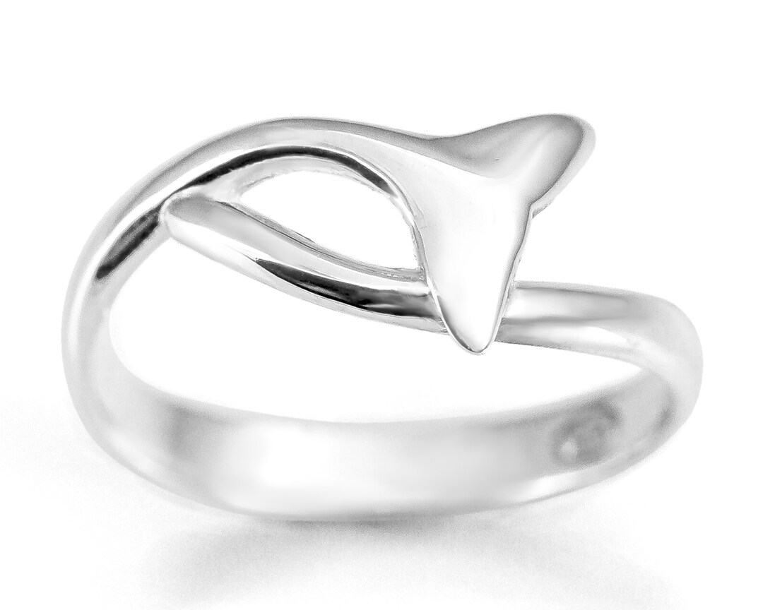 Baby Humpback Whale Tail Ring 042 Whale Ring Mermaid Ring - Etsy