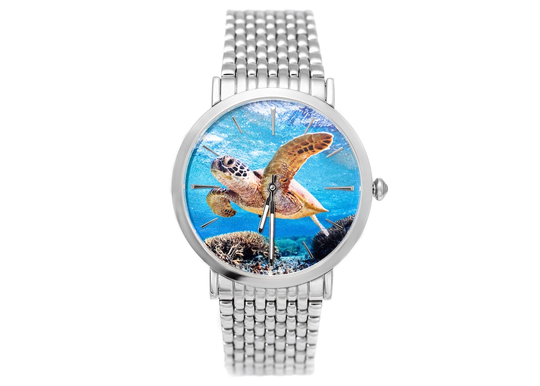 Sea Turtle Ocean Watch (stainless Steel) - Sea Turtle Watch, Ocean ...