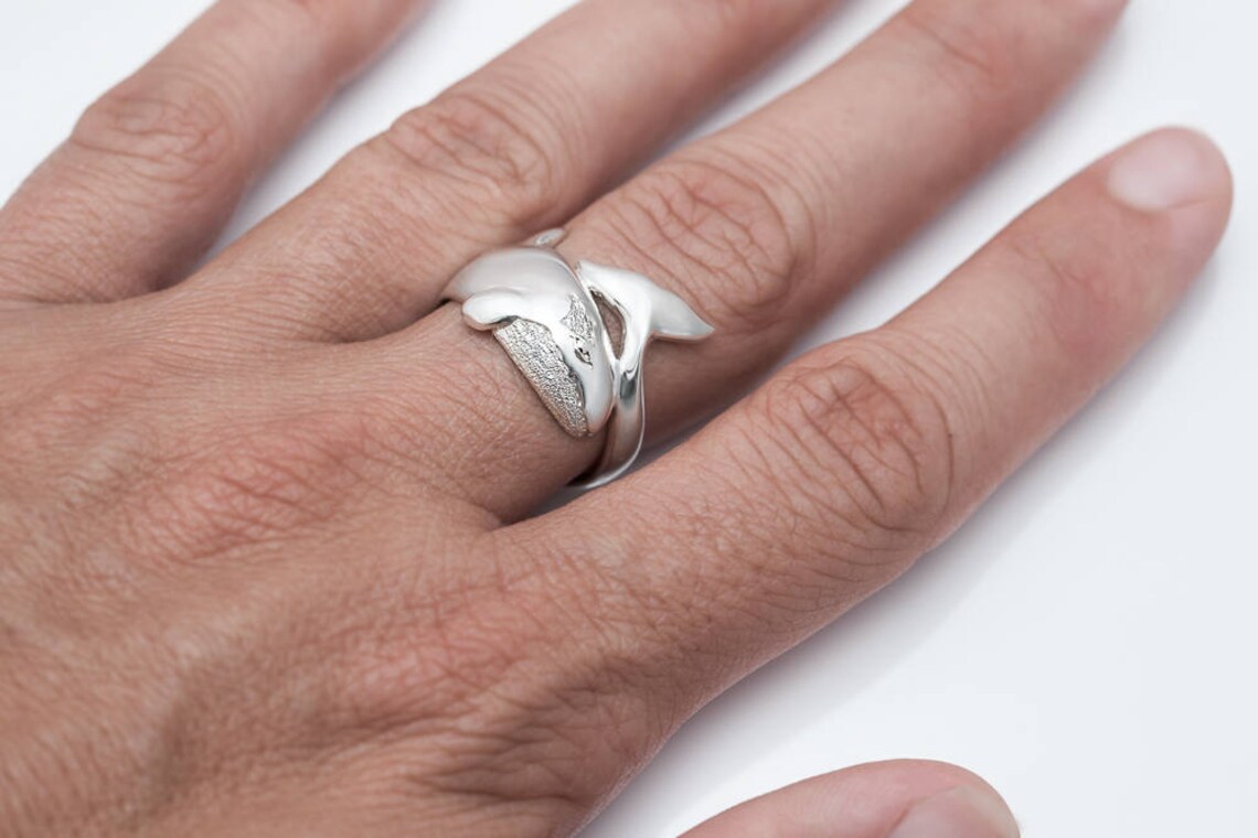 Orca Whale Ring 045 Orca Ring Killer Whale Ring Killer - Etsy