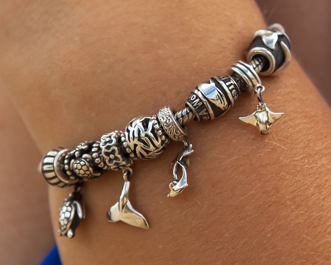 Manta Ray Charm 038-fits Pandora Charm Bracelets Manta Ray - Etsy