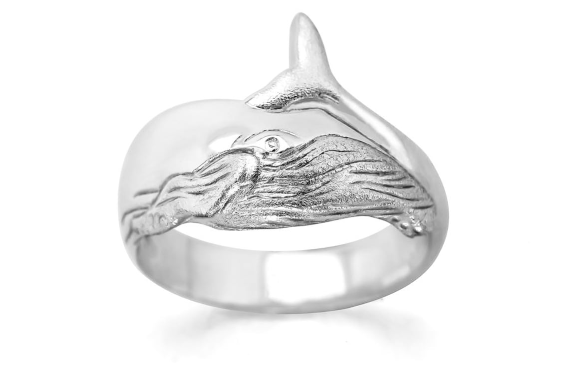 Humpback Whale Ring 028 Whale Ring Ocean Ring Animal | Etsy