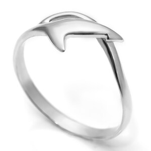 Anti-finning Shark Tail Ring #056 - Shark Ring, Shark Jewelry, Shark ...