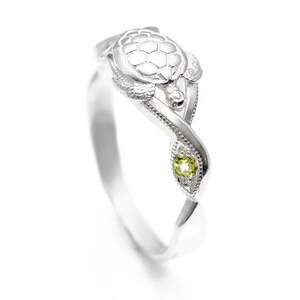 Sea Turtle Ring #051 - Turtle Ring, Sea Turtle Jewelry, Animal Ring ...