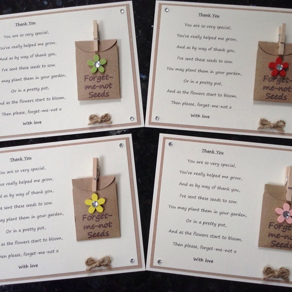 Thank You School Staff Poem - Etsy