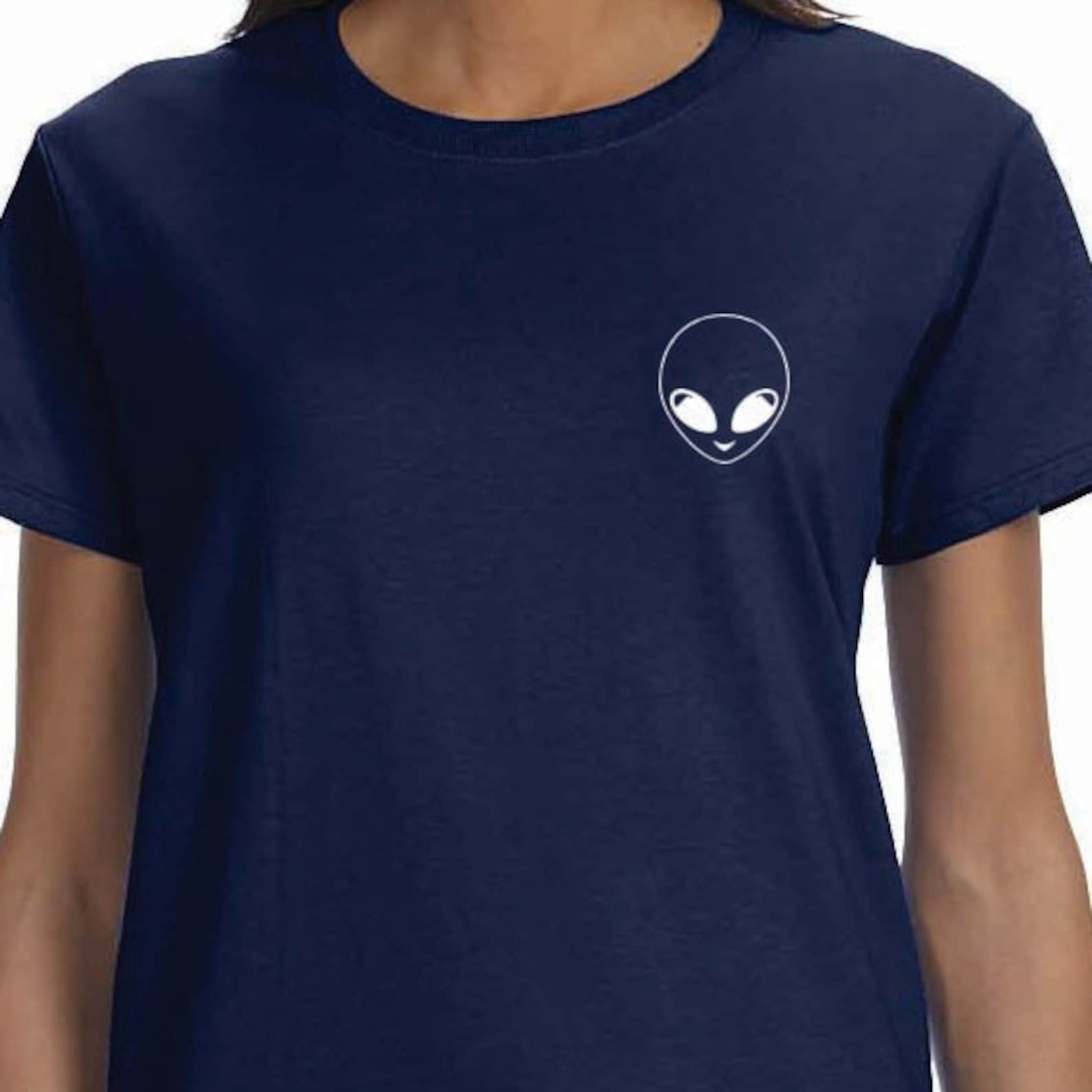 Alien T-shirt Funny Shirt Printed 100% Cotton Gift T-Shirt - Etsy España